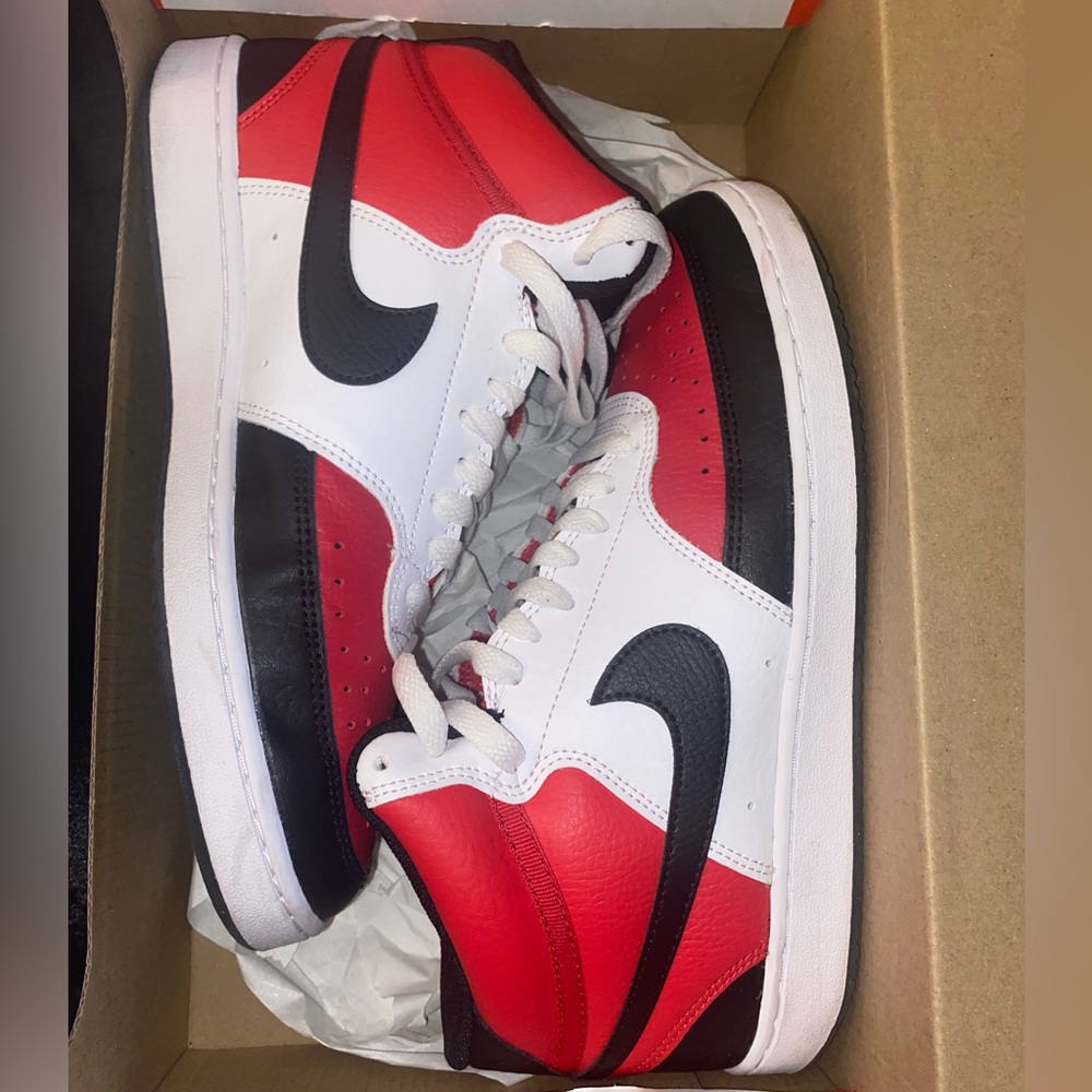 Nike Court Vision Mid University Red - Gem